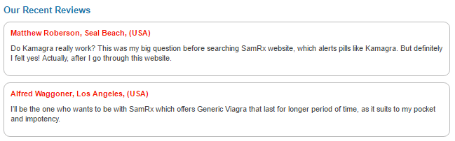 Samrx.com Review – A Suspicious Online Store - Generic 100mg